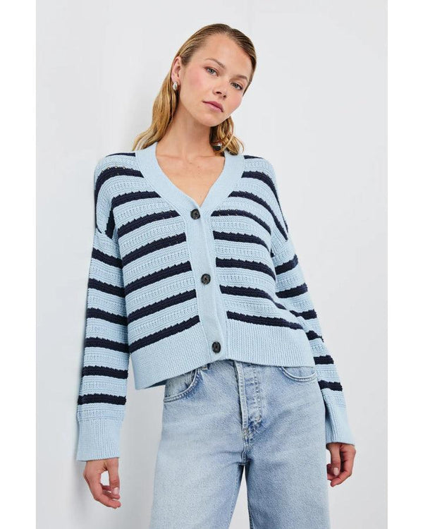 Rails Geneva Navy Stripe Cardigan – BLU'S