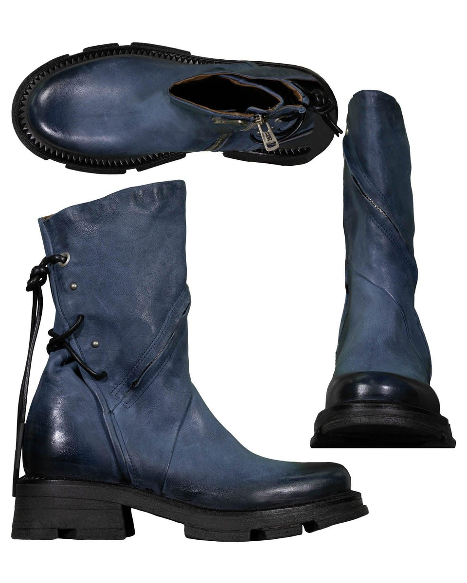 AS98 Blue Ankle Boot – BLU'S