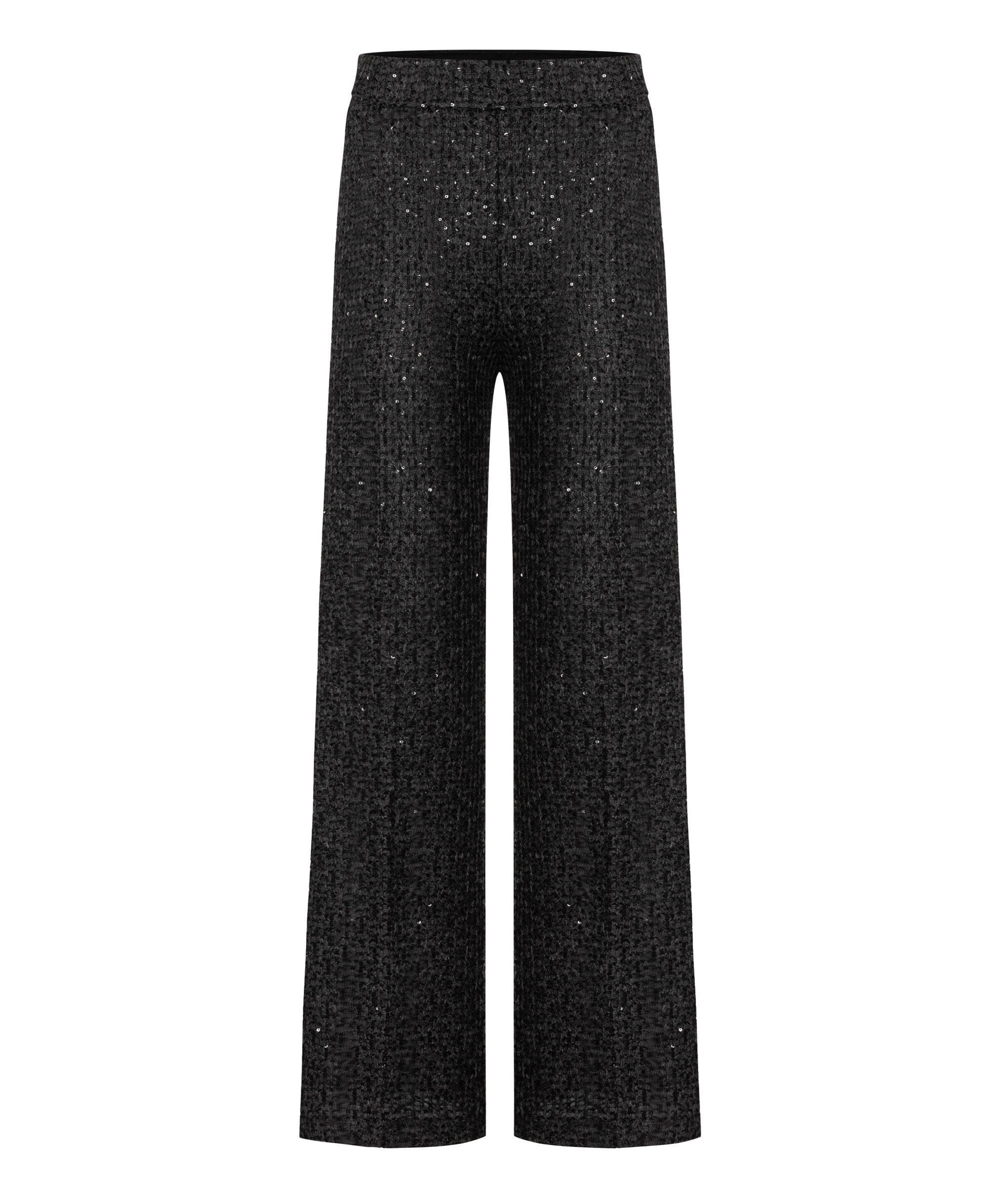 Cambio Ava Sequin Wide Leg Tweed Pant – BLU'S