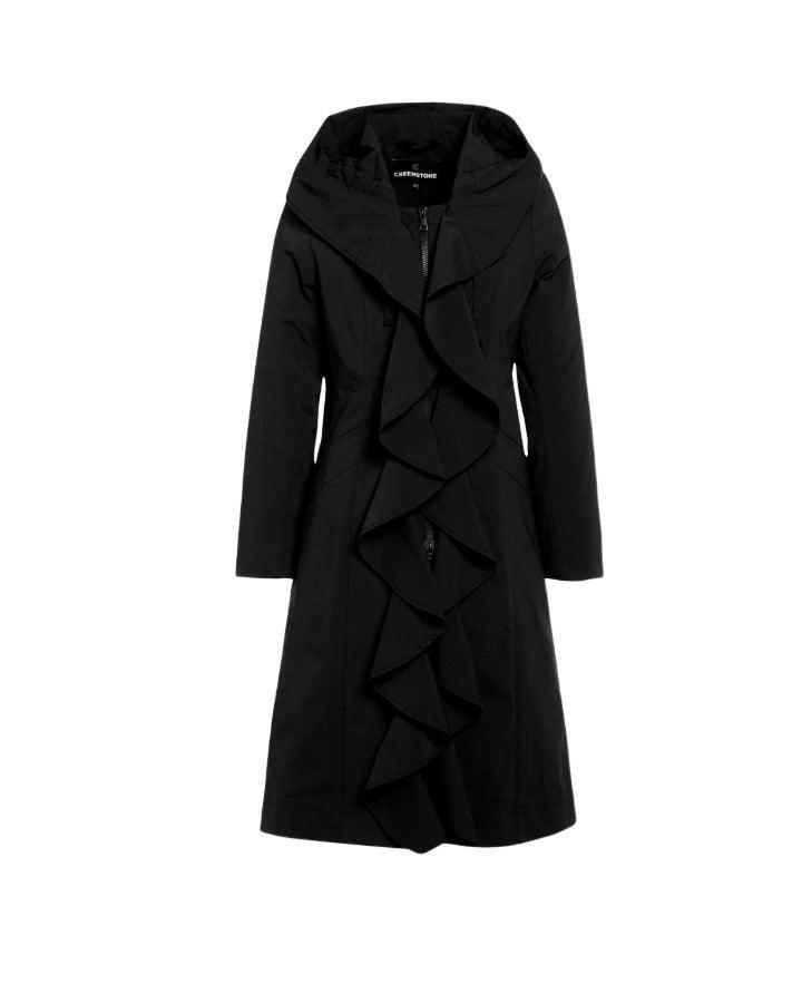 Creenstone Jolene Ruffle Coat – BLU'S