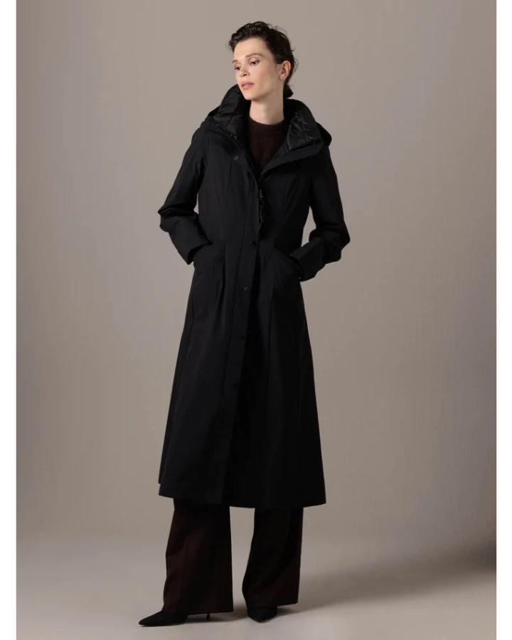Moira Pleated Hooded Coat – BLU'S
