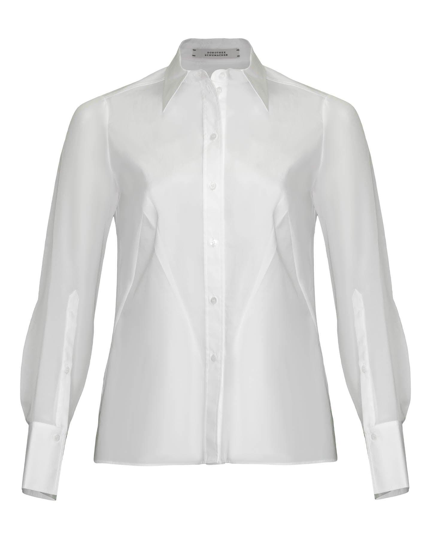Dorothee Schumacher Poplin Power Blouse White – BLU'S