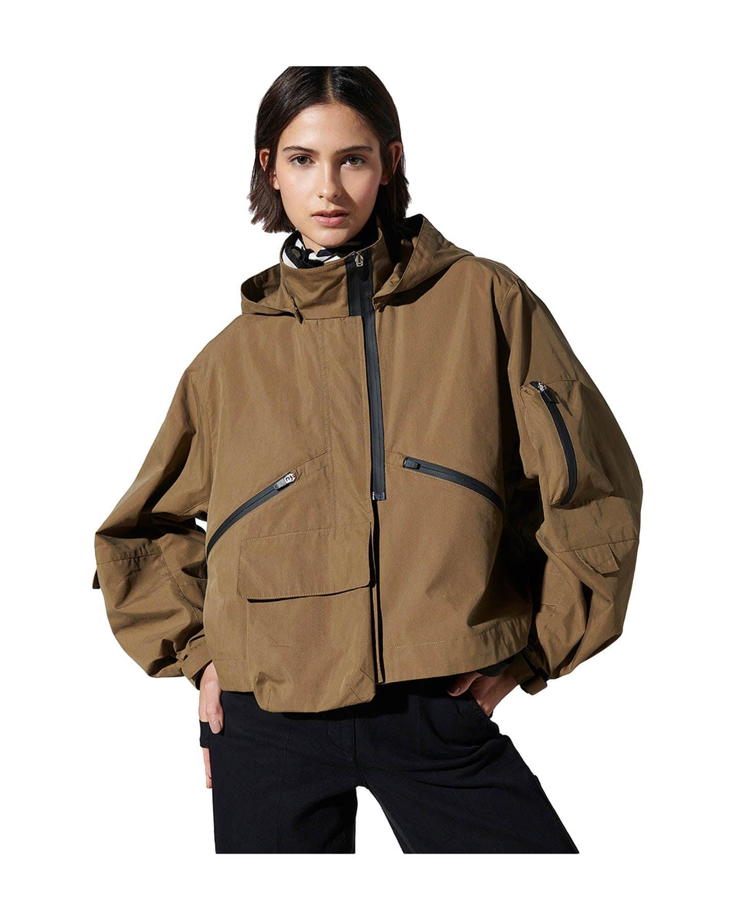 Cropped Boxy Swing Cargo Jacket – BLU'S