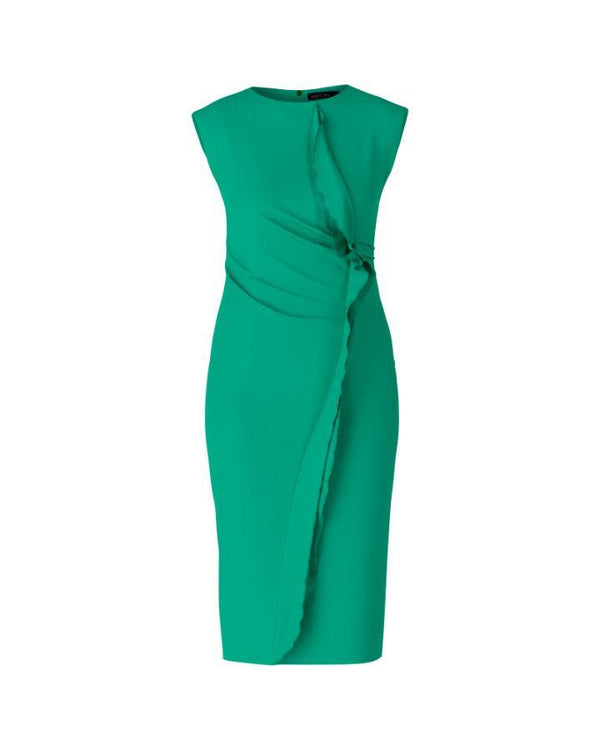Marc Cain Figure Hugging Ruffle Detail Dress – BLU'S
