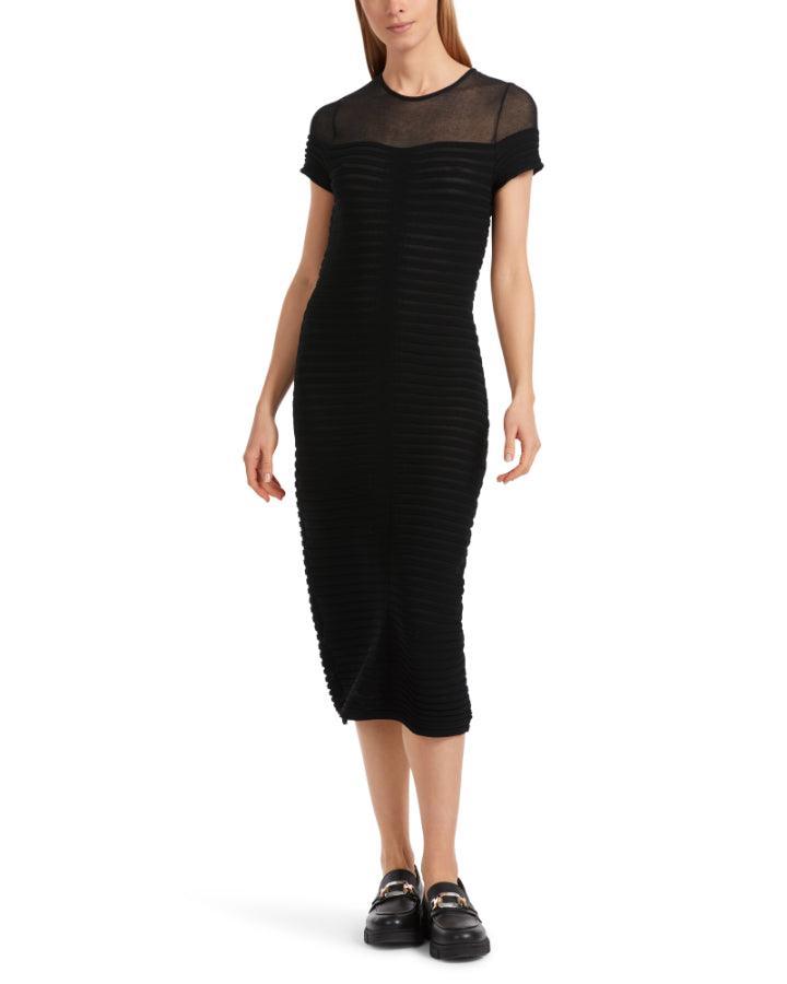 Marc Cain Figure Hugging Sheer Knit Dress – BLU'S