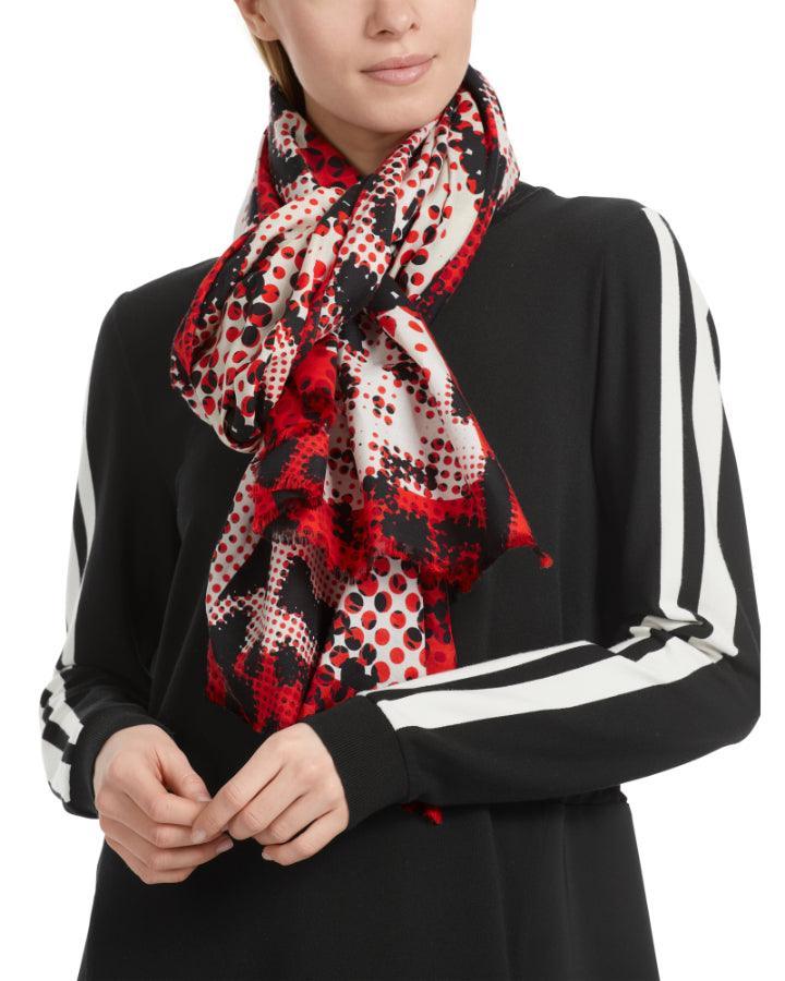 Marc Cain Graphic Mixed Print Scarf – BLU'S