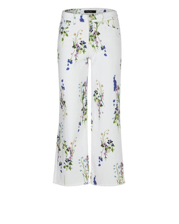 Marc Cain Wylie Floral Print Wide Leg Jeans – BLU'S