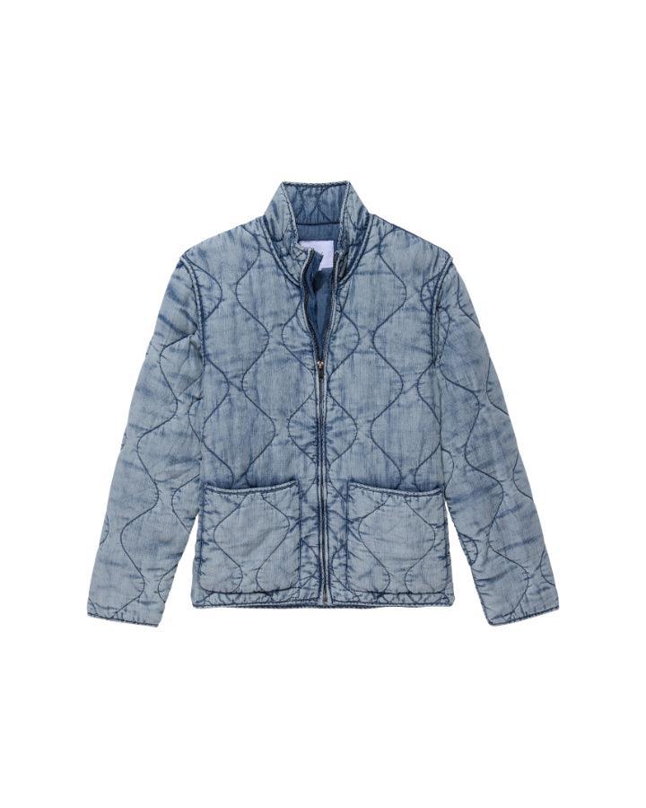 Denver Quilted Jacket Cloud – BLU'S