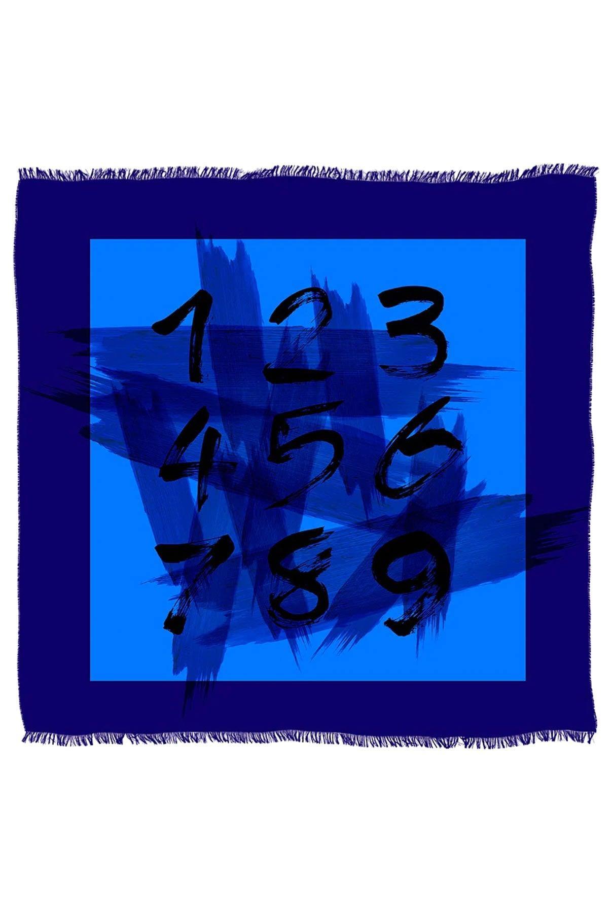 1234 Numbers Scarf – BLU'S