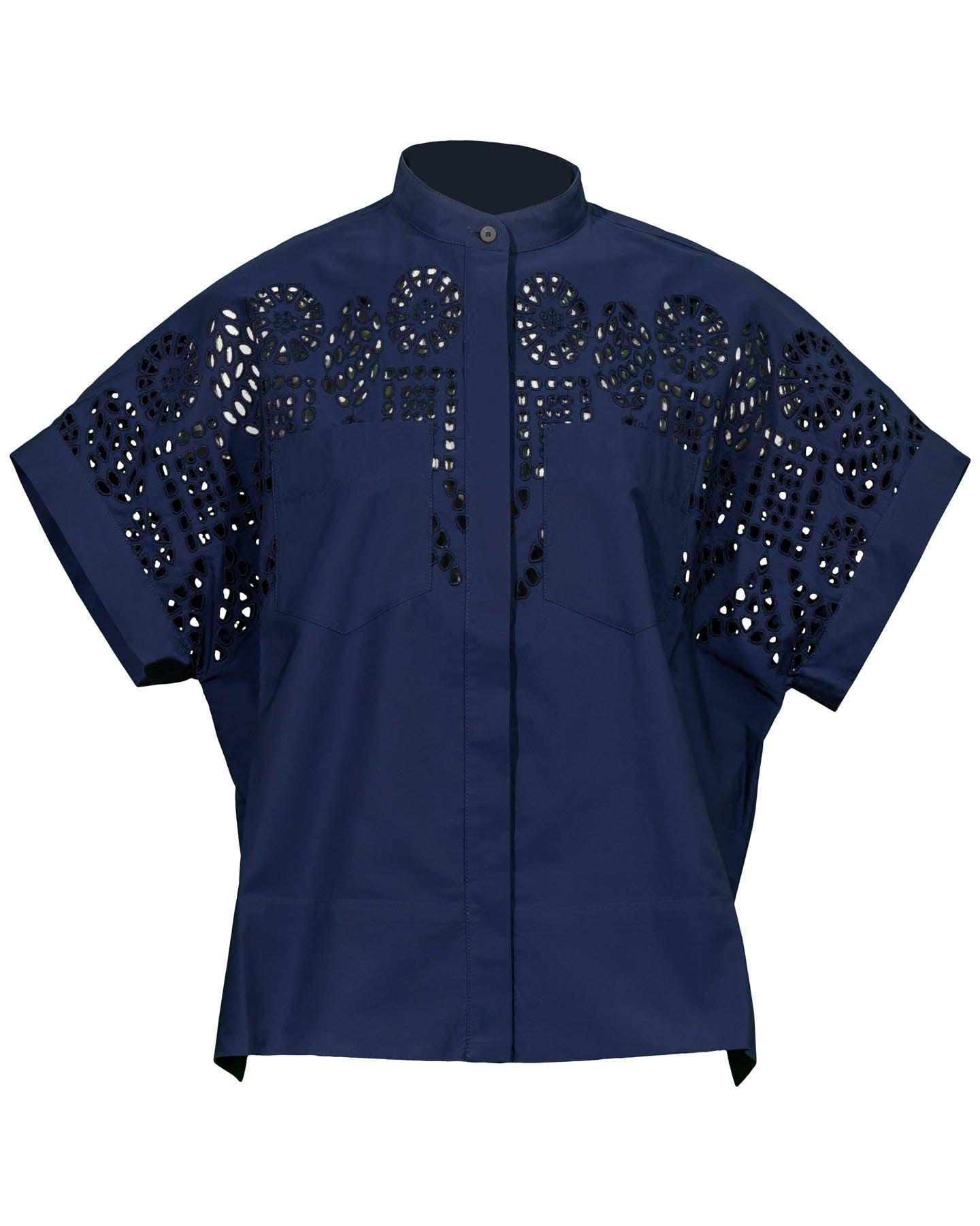 Laser Cut Outs Shirt – BLU'S
